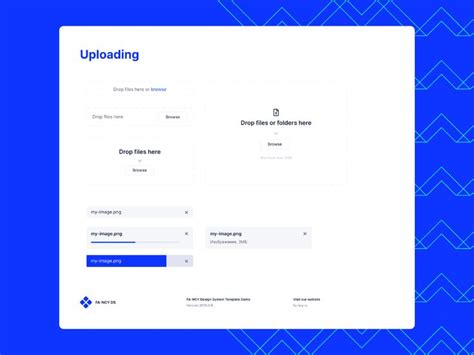Uploading Components Design System Design System Design System