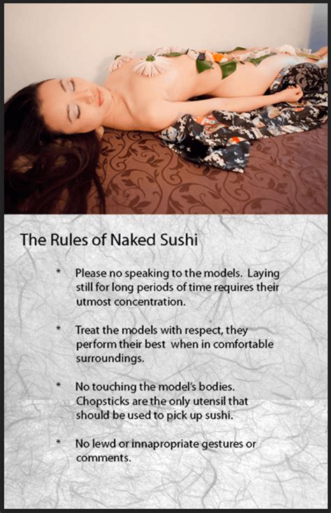 Nyotaimori Service Is Protested By Feminist Groups Gigazine