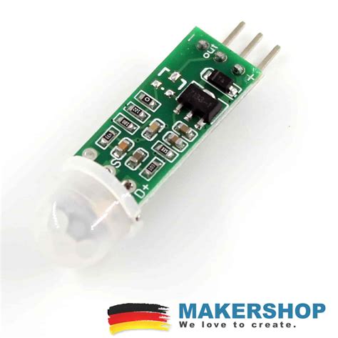 Mini Pir Bewegungsmelder Infrarot Ir Sr505 Sensor Modul Arduino Makershopde