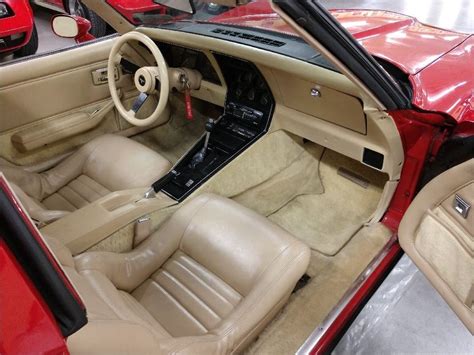 1980 Red Corvette Tan Interior For Sale