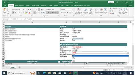 Fiscalizing An Invoice