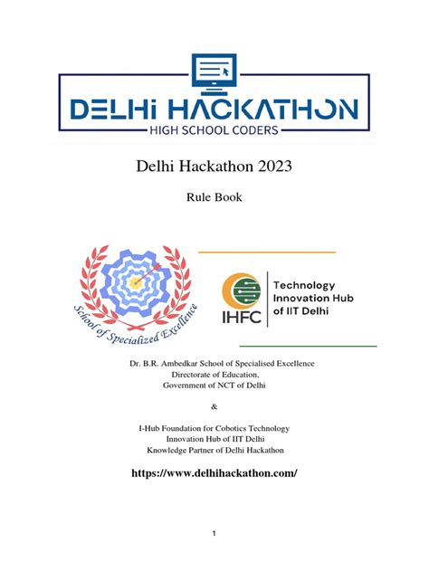 hackathon rule book ver 1 0 pdf computer programming java script