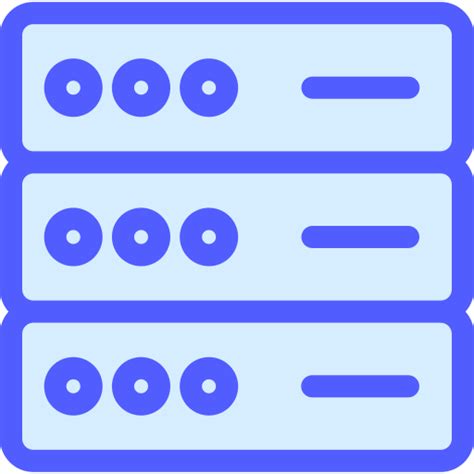 Server Generic Color Lineal Color Icon Server Generic Color Lineal Color Icon