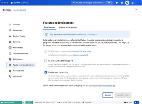 docker desktop release 4 29 docker socket mount permissions in eci