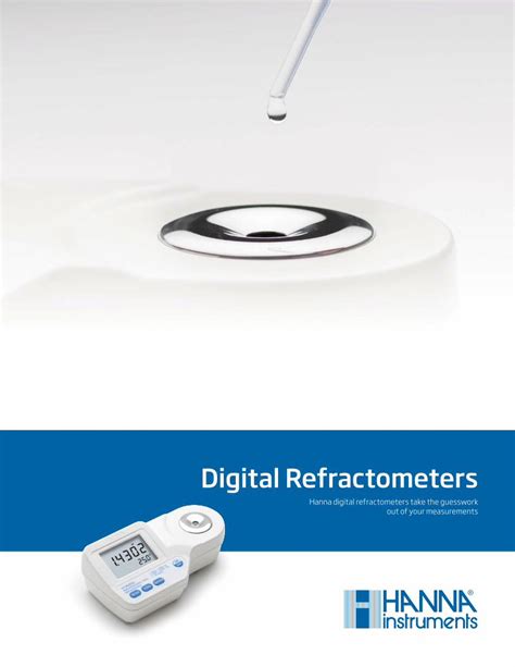 PDF Digital Refractometers WordPress Com Refractive Index Refractive Index Is Also