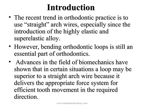 Loops In Orthodontics Certified Fixed Orthodontic Courses By Indian
