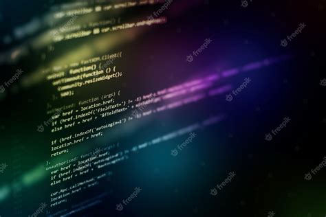 Premium Photo Developer Programming Code Abstract Computer Script