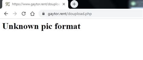 Unknown Pic Format Forums