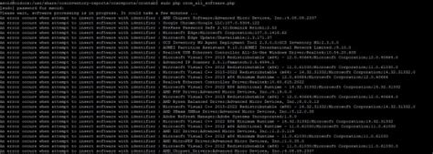 All Software Tab Empty In Ocs Inventory Server Ocsinventory Qanda