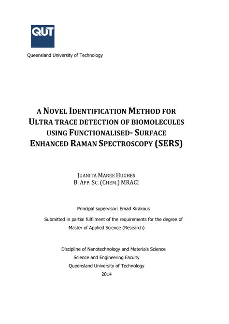 Pdf A Novel Identification Method For Ultra Trace Detection Of