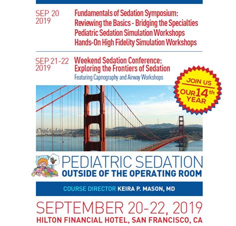 Pediatric Sedation Outside Of The Operating Room European Society For