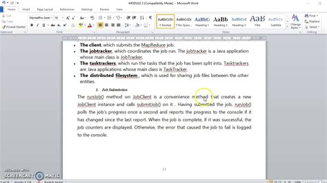Module 3anatomy Of A Mapreduce Job Run Hadoop Youtube