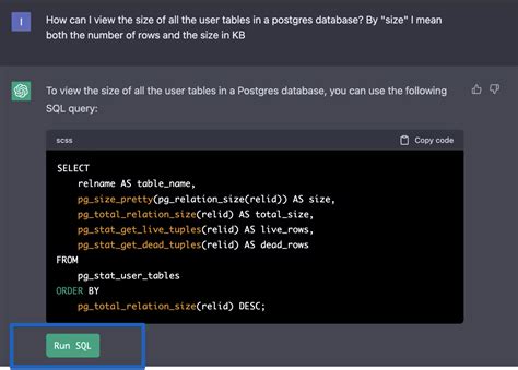 Databases And Ai Running Sql Commands Directly From Chat Gpt