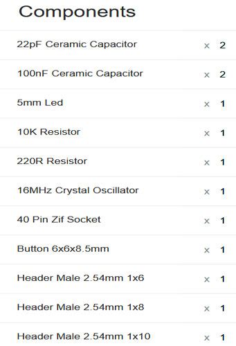 mightycore programmer shield pcb webshop heinpragt nl