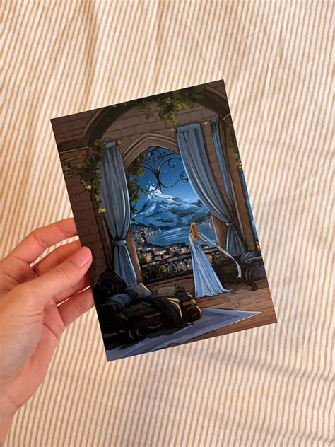 Acotar Velaris Print A Court Of Thorns And Roses Feyre Archeron