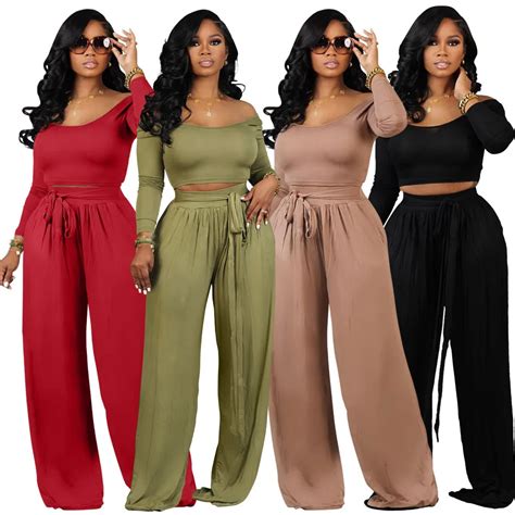 Two Piece Set For Women 2 Piece Sets Women Outfit Pants Sets Woman