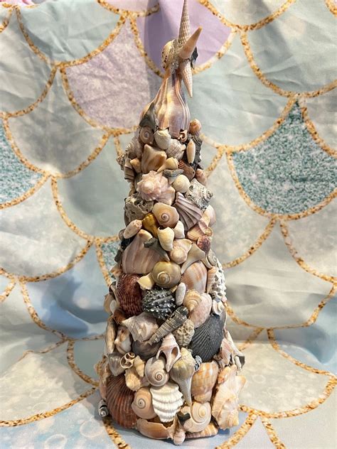 Seashell Tree Sea Shell Tree Shell Tree Display Etsy