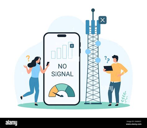 No Or Weak Offline Internet Signal Error Of Connection With Telecommunication Antenna Wifi