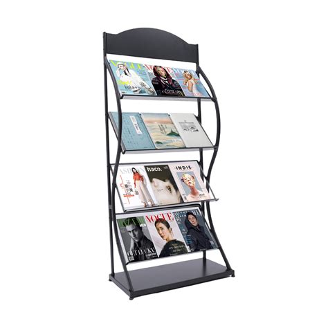 Magazine Display Magazine And Newspaper Shelving Hl Display