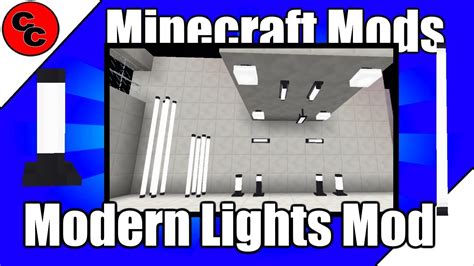 Minecraft Mods Modern Lights Mod 112 Youtube