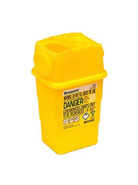 Large 1ltr Sharps Box Shop Essential Beauty Supplies