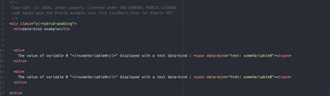 Johan Louwers Tech Blog Oracle Jet Data Bind As Text Or Html