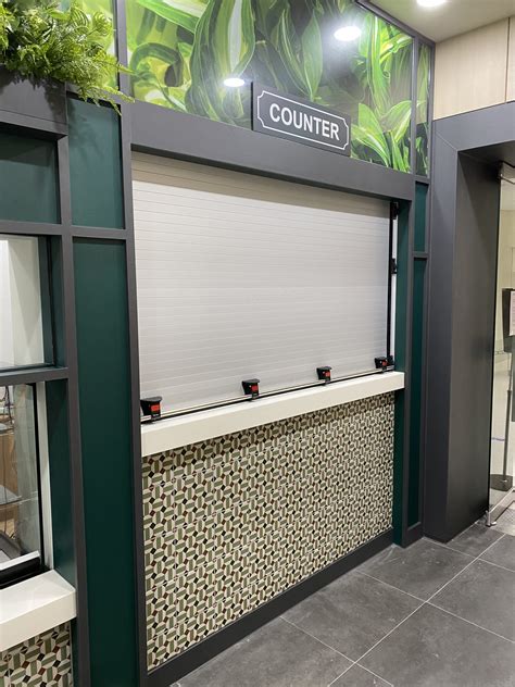 병원 카운터 셔터설치 다진디자인