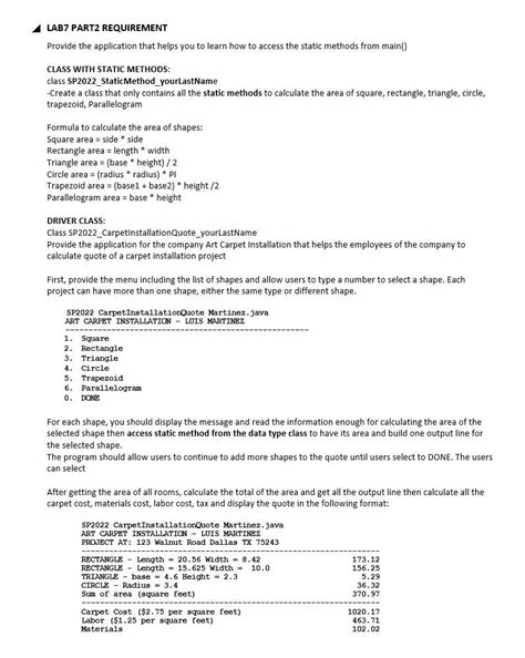 Solved Lab7 Part2 Requirement Provide The Application That