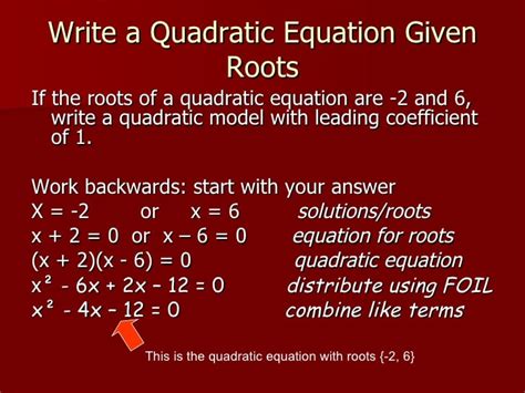 C Program To Find Quadratic Equation