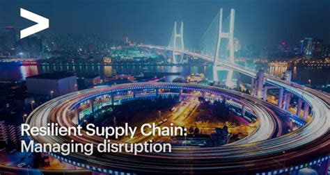 Resilient Supply Chain Managing Disruption Ceo North America