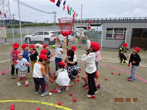 運動会の総練習をしました くじあさひ認定こども園