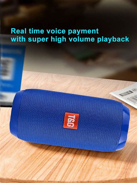 New TG Outdoor Speaker Dual Diaphragm Waterproof Speaker Portable Wireless Speaker