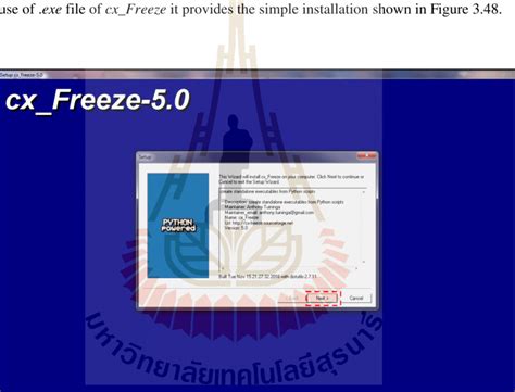 48 Running The Cx Freeze With Exe Extension Download Scientific Diagram