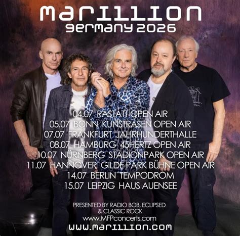 Marillion Live 2026 04072026 Rastatt Schloss Rastatt Germany