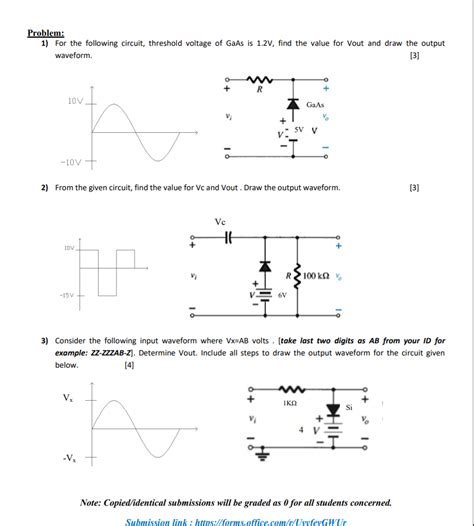 Solved Problem For The Following Circuit Threshold Chegg