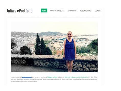 Examples Creating An Eportfolio