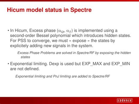 Ppt Hicum Model In Spectre Powerpoint Presentation Free Download Id 685559