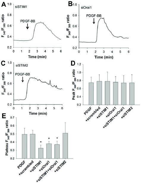 Role Of Stim1 In Pdgf Induced Intracellular Ca 2 Elevation Roles Of