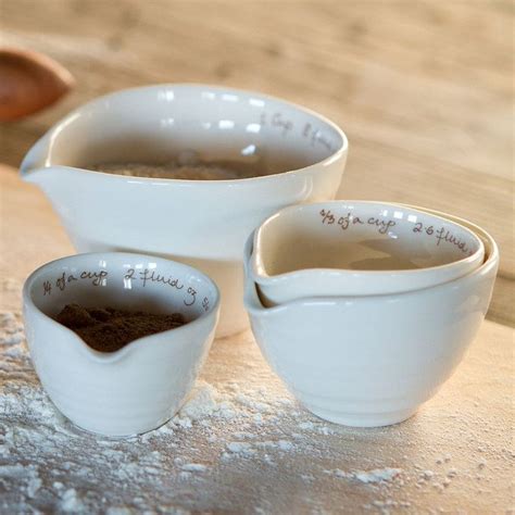 Porcelain Nested Measuring Cups By Terrain Nesting Measuring Cups