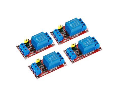 Jp Yms Parts【4個入】リレーモジュール Arduinoに使用可能5v 1回路 産業・研究開発用品