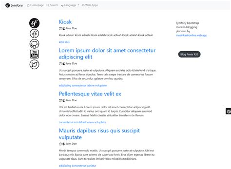 New Blog Cms Symfony Blog Simple For Blogger Mesin Kasir