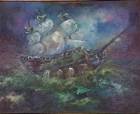 Картина «Летучий голландец» Холст на подрамнике, Масло 2012 г.