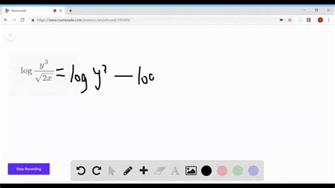 Solved23 48 Expanding Logarithmic Expressions Use The Laws Of