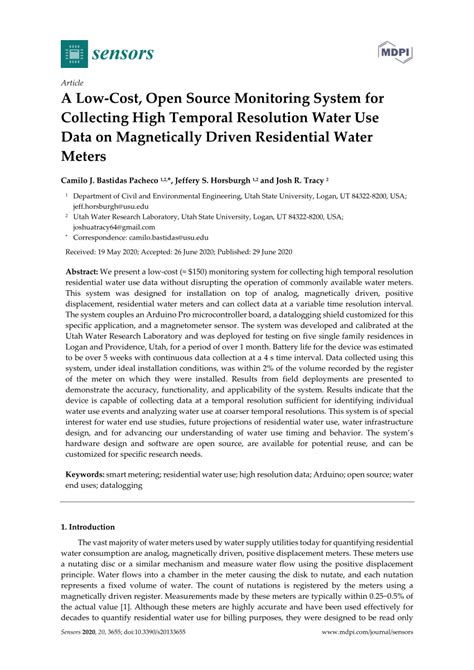 Pdf A Low Cost Open Source Monitoring System For Collecting High
