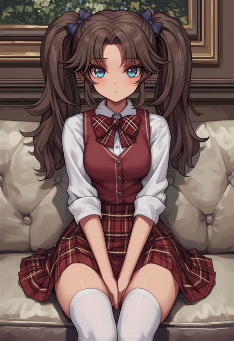 Twin Tailed Girl With Brown Hair By Tuwalg On Deviantart