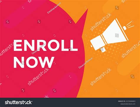 Enroll Now Text Button Web Button Stock Vector Royalty Free 2172044403 Shutterstock