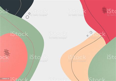 추상 템플릿 디자인 아트 워크 장식 스타일 손 그리기 스타일 생생한 색상 배경과 겹칩니다 개념에 대한 스톡 벡터 아트 및 기타 이미지 Istock