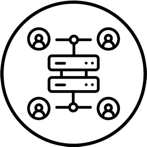 Premium Vector Vector Design Database Network Icon Style