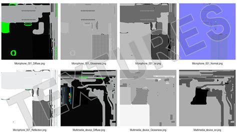 Conference Multimedia Device With Directive Microphone 3d Model 34