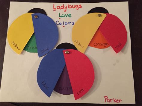 Primary And Secondary Colors For Kindergarten Art Projects